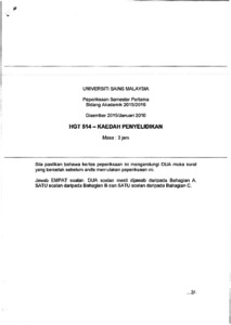 Welcome to Repository@USM - USM Research and Publication